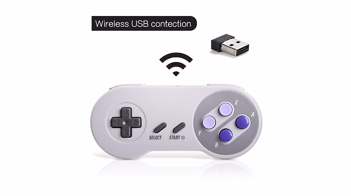 iNNEXT Wireless SNES Controller - Plug & Play Retro Gaming