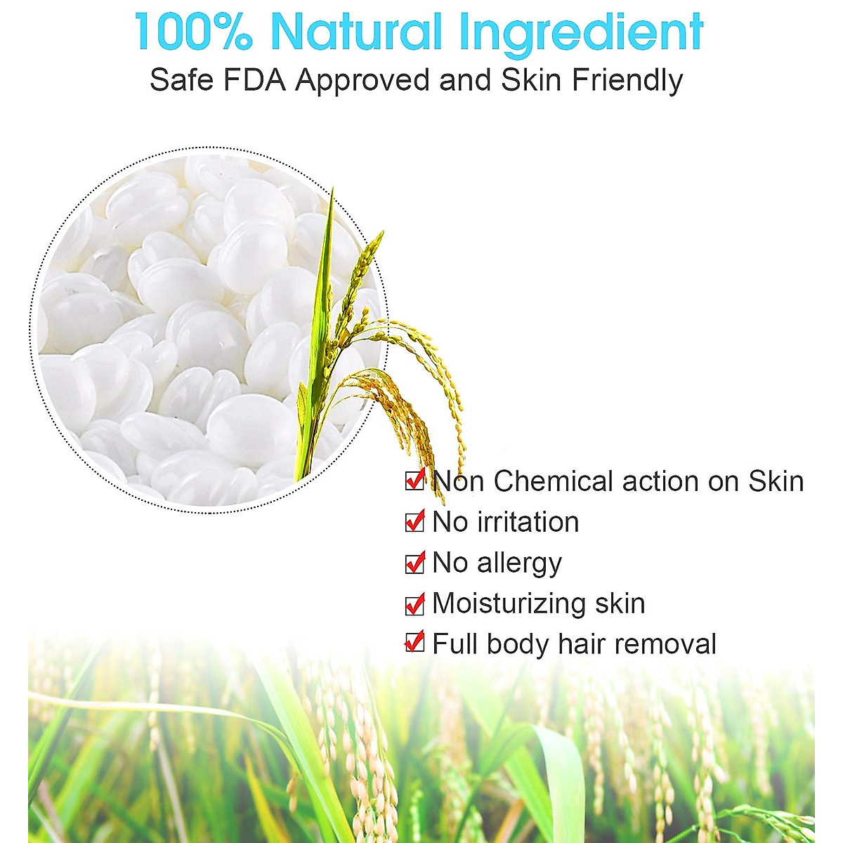 Saltique Hard Wax Beads for Sensitive Skin