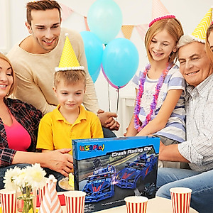 WISEPLAY Build Your Own RC Car Kit for Kids and Adults | 585pcs RC Car Kits to Build | STEM Building Toys for Boys & Girls Age 8-12 | Model Car Kits to Build for Kids 9-12 and Adults