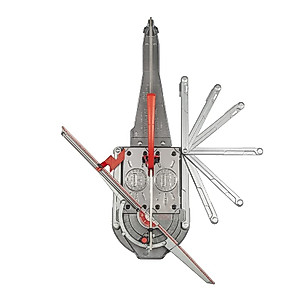 Montolit Masterpiuma 75P5 Power 5 Ergonomic Manual Tile Cutter 29" (75cm) Cutting Tool For Tough and Delicate Large Format Glass and Ceramic Tiles for Floor and Wall Tile Installation