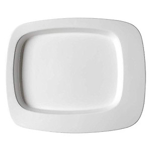 Studio Nova Compose White 14" Rectangular Serving Platter