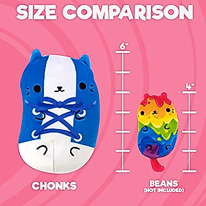Cats vs Pickles - Lacey - Chonk - 6" Bean Filled Plushies! Great Easter Basket Stuffers, Fidget Toys for Boys and Girls, and Collectible!, 1pc, CVP1600