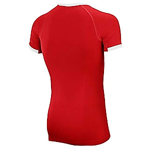 adidas Climacool Primeknit Techfit Mens Performance Compression Jersey Red Large