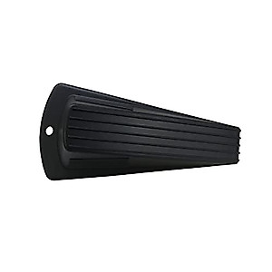 Shepherd Hardware 3762E Heavy Duty Jumbo Hard Plastic Door Wedge, 1-Pack, Black