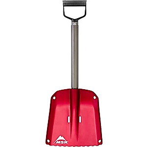 MSR Operator D-Handle Snow Shovel Red