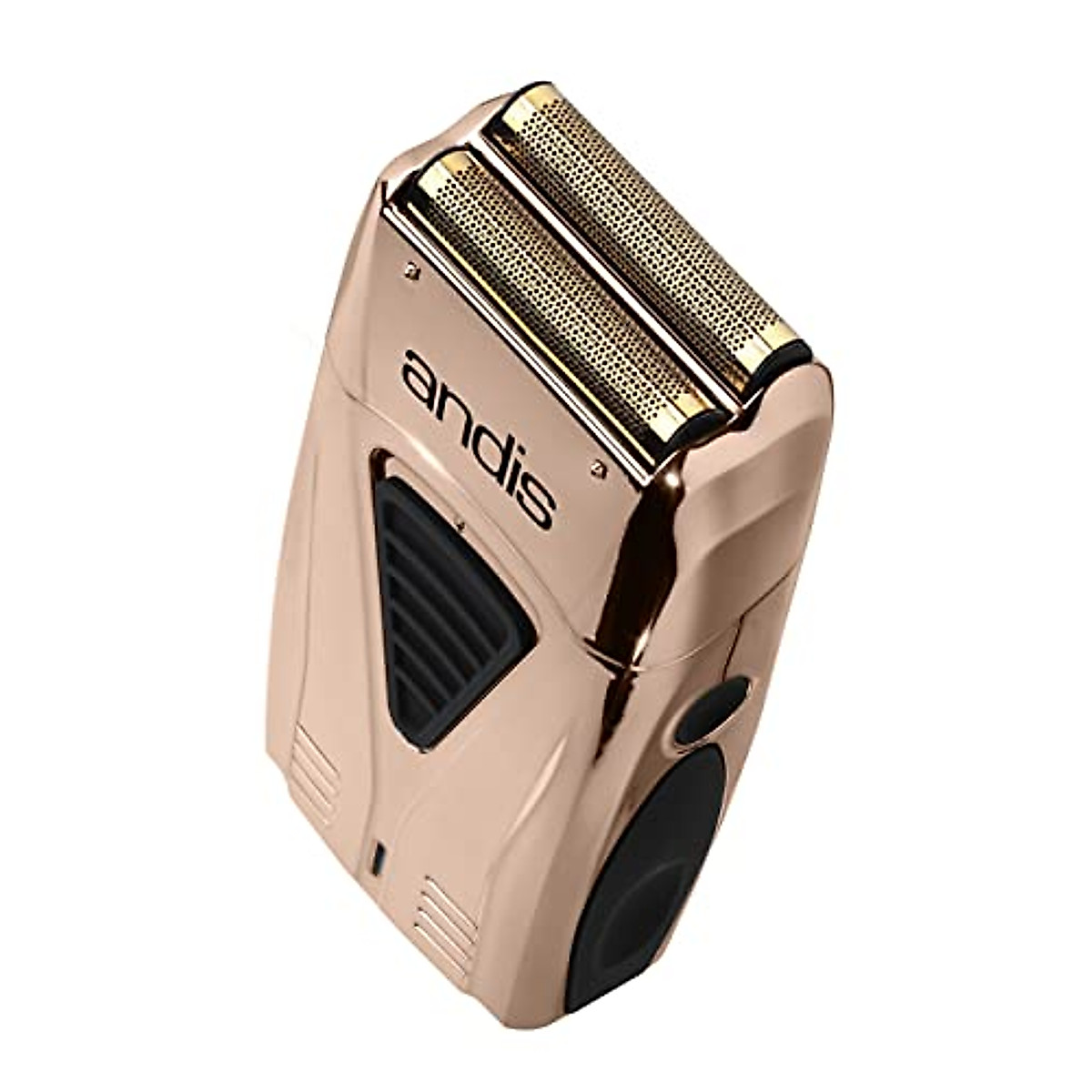 Andis 17220 Pro Foil Lithium Plus Titanium Foil Shaver, Cord/Cordless - Professional Turbocharged Foil Cordless Men’s Shaver with USB Charger - Copper
