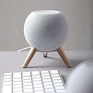balolo Real Wood Tripod for HomePod Mini (White Oak)