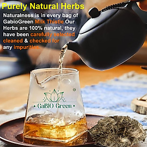 Cardo Mariano Herb, Milk Thistle Herb 2 oz, 100% PURE & NATURAL Cardo Marin, Cardo Mariano Tea, Milk Thistle Loose Tea, Resealable Bag, 2 oz, Milk Thistle Herbal, Product From Mexico