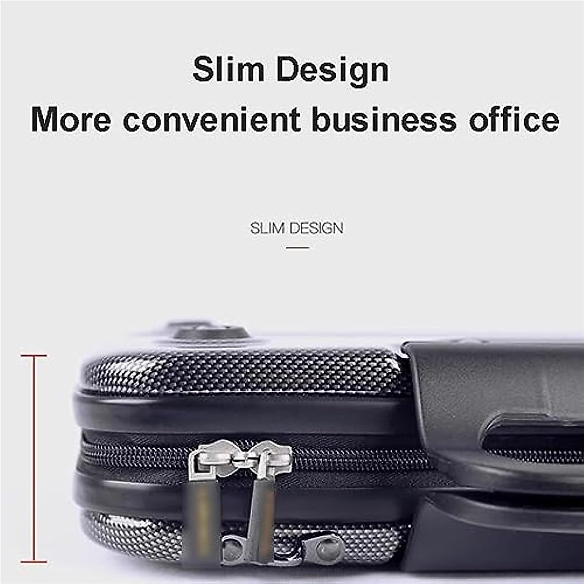 Metal Briefcase Tote Computer Case Bag Business Slim Shoulder Documentation Office Lawyer Briefcase (Color: Silver) (Color : Silver, Size : 13.3in)