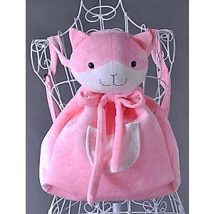 GK-O Chiaki Nanami Cosplay Anime Plush Cat Backpack Anime figures Pink Chiaki Backpack