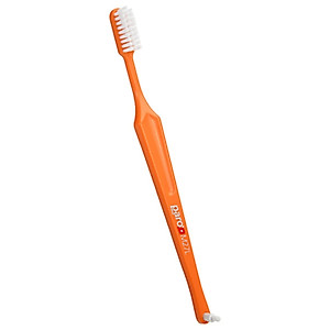 Paro M27L Toothbrush #738 | Small Brush Head Toothbrush with Medium Bristles and Exchangeable Inter Space F (Blue)