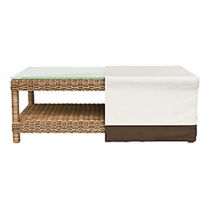 Amazon Basics Dining Table Outdoor Patio Furniture Cover, 75" Rectangle
