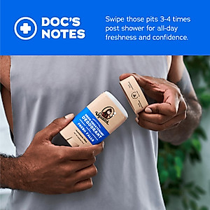 Dr. Squatch Manly Soap and Deodorant Variety Pack - Handmade with Organic Oils, Aluminum-Free - Summer Citrus and Fresh Falls - Men's Natural Soap