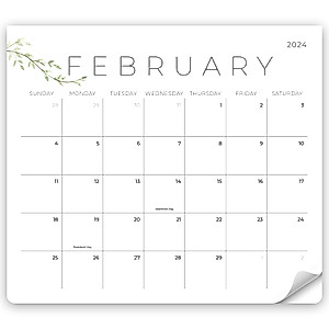 Beautiful 2024 Magnetic Calendar For Refrigerator - Incl. 2023 and Runs Until December 2024 - The Perfect Monthly Fridge Calendar for Easy Organizing