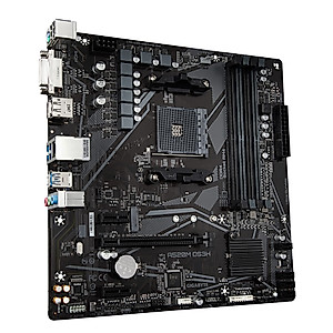 Gigabyte A520M DS3H (AMD Ryzen AM4/MicroATX/5+3 Phases Digital PWM/Gaming GbE LAN/NVMe PCIe 3.0 x4 M.2/3 Display Interfaces/Q-Flash Plus/RGB Fusion 2.0/Motherboard)