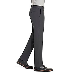 Van Heusen Men's Traveler Slim Fit Pant, Charcoal, 30W X 32L