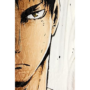 Bioworld Haikyu!! Anime Manga Shoyo Hinata and Wakatoshi Ushijimaa Super Soft Plush Throw Blanket 45" x 60"