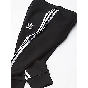 adidas Originals baby girls Adicolor Hoodie Set Tracksuit, Black/White, 4T US