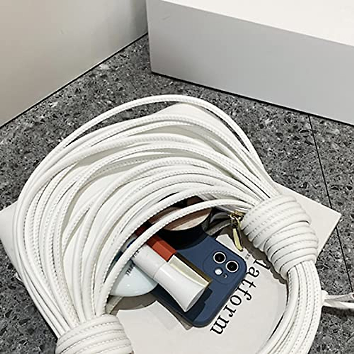 knotted woven tote bag handbag for women Woven Handbag Purse for Women Handwoven Satchel Clutch Purse (silver)