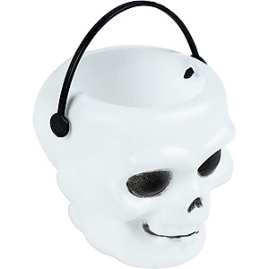 Spooky Halloween Candy Buckets for Trick or Treating (24 Pack)