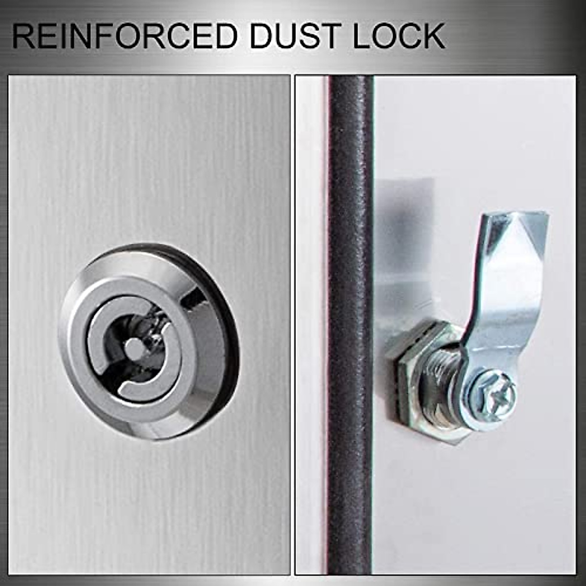 VEVOR Steel Electrical Box 12" x 12" x 8" Electrical Enclosure Box 304 Stainless Steel Electronic Equipment Enclosure Box IP65 Weatherproof Wall-Mounted Metal Electrical Enclosure with Mounting Plate