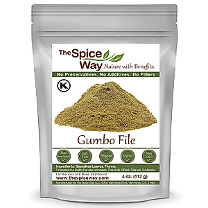 The Spice Way Gumbo File - (4 oz) Made with premium ground Sassafras tree leaves