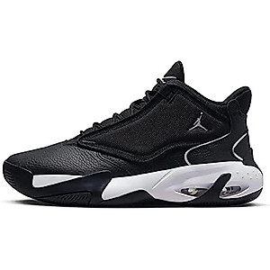 Men's Jordan Max Aura 4 Shoes Black Cat Black/Anthracite-Black (DN3687 001) (Black MET Silver White, us_Footwear_Size_System, Adult, Men, Numeric, Medium, Numeric_10)