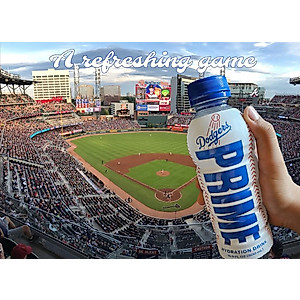 Prime Hydration Drink Limited Edition LA Dodgers, 16.9 Fl Oz, Los Angeles Dodgers Prime Hydration Drink, 6 Bottles