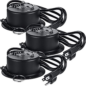 Therwen 3 Pcs Disco Ball Motor Heavy Duty Mirror Ball Motor 3RPM Slow Rotating Motor Disco Ball Rotator for 12-16" Mirror Ball and Under