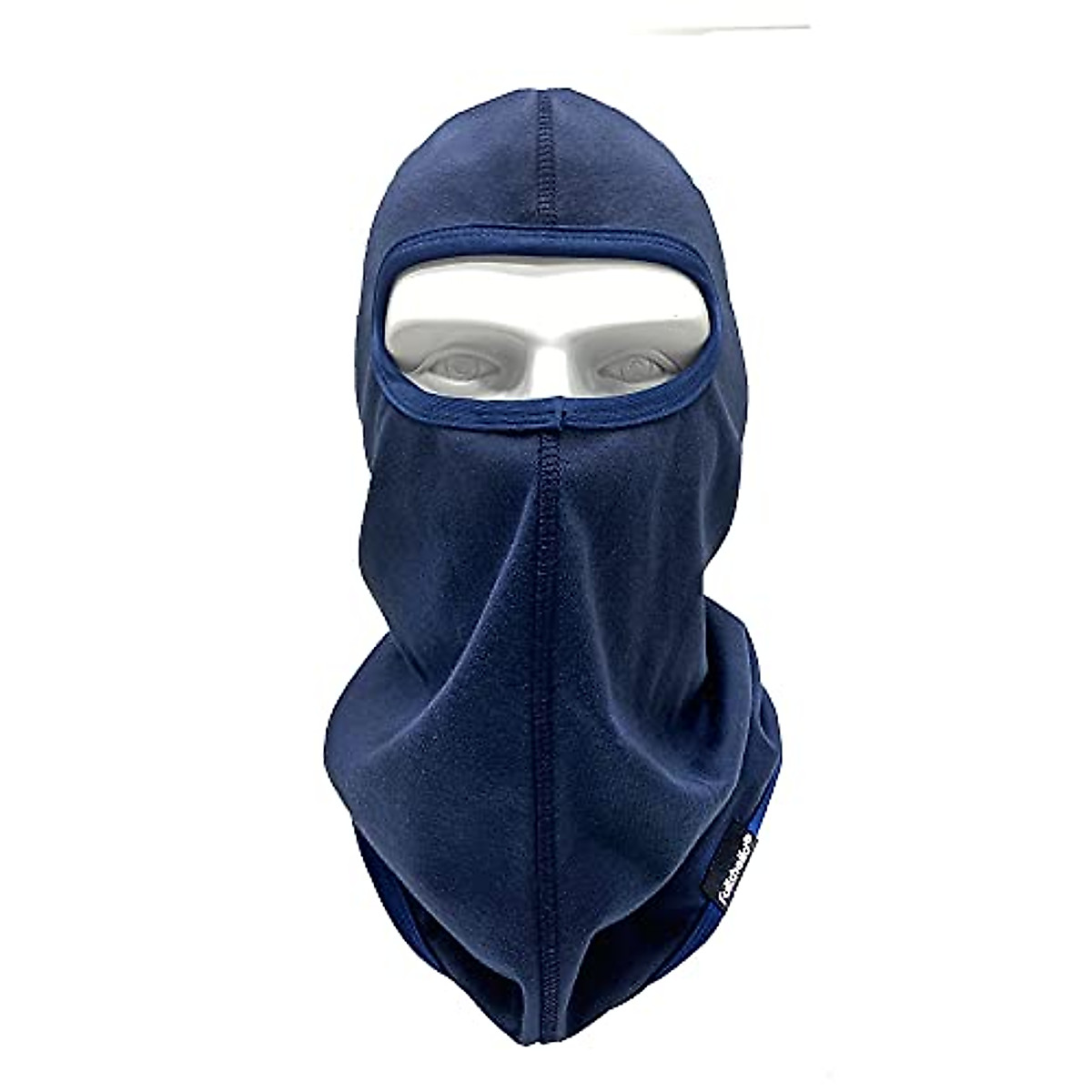 Fullsheild Full Face Mask Men FR Welding Hood Cotton Balaclava Flame Resistant Hard Hat Liner Neck Cover for Welder Firefighter Gear Motorcycle Navy One Size