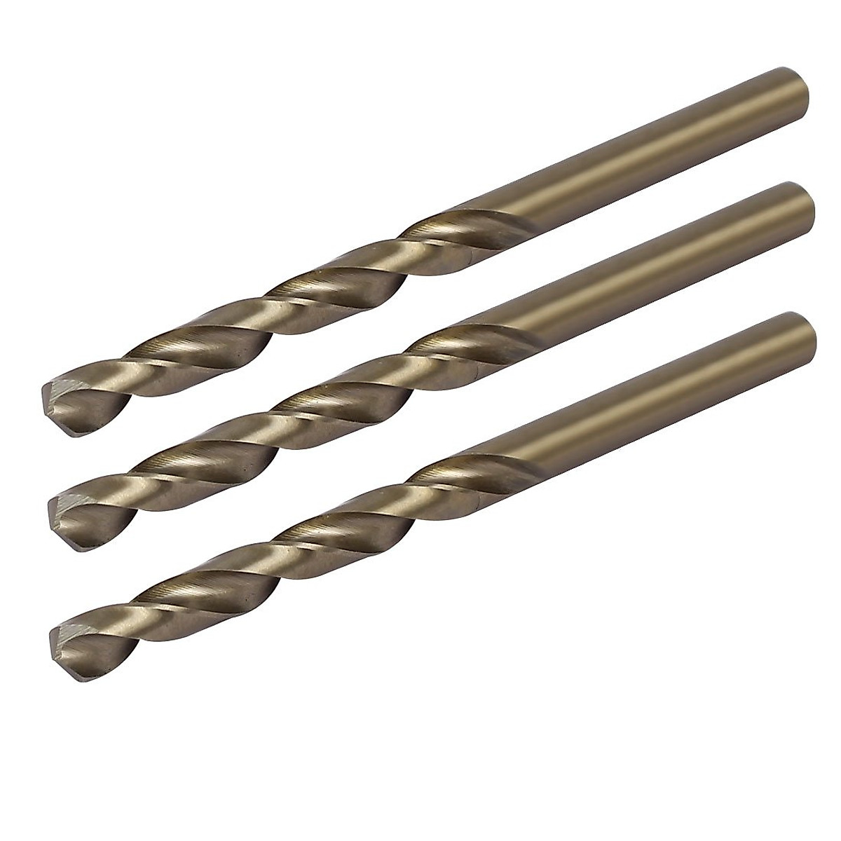 Aexit 6.2mm Drilling Tool Holder Dia Straight Drill Hole HSS Cobalt Metric Twist Drill Bit 3pcs Model:40as65qo610