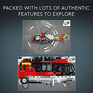 LEGO Technic Airbus H175 Rescue Helicopter 42145 Building Toy Set for Kids, Boys, and Girls Ages 11+ (2,001 Pieces)