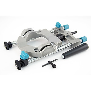 Wolfcraft 4525404 Multi-Angle Drill Guide Attachment For 1/4In. & 3/8In. Drills,Silver