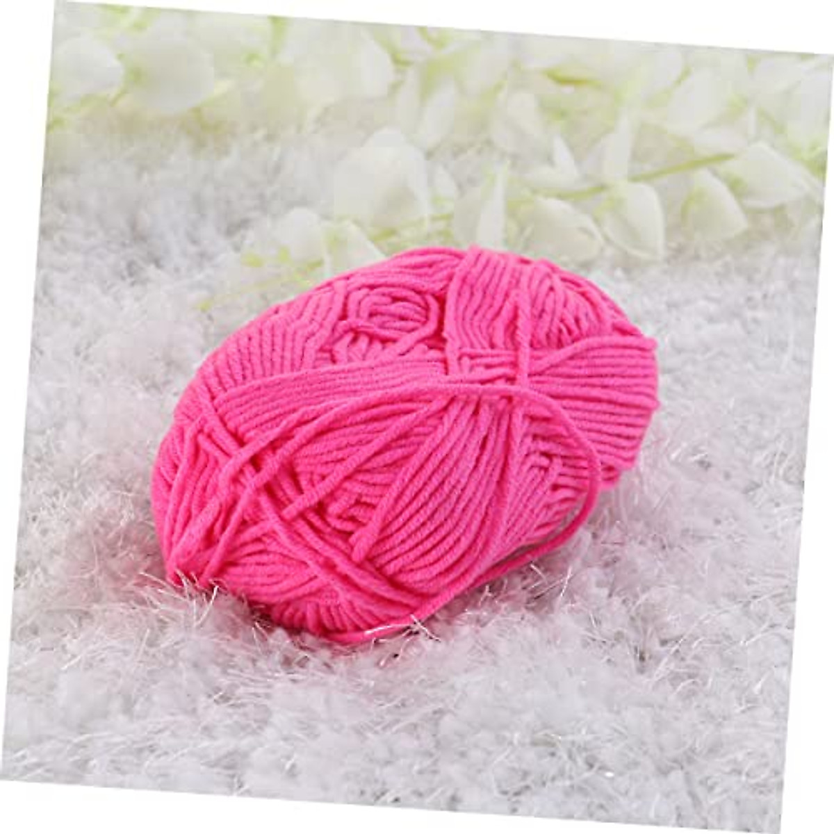 Thick Yarn for Knitting Soft Yarn for Crocheting Knitting Yarn Chunky Yarn Cotton Yarn Cotton Yarn for Crochet Knitting Accessories Roving Textured Yarn Sweater Cotton Ball