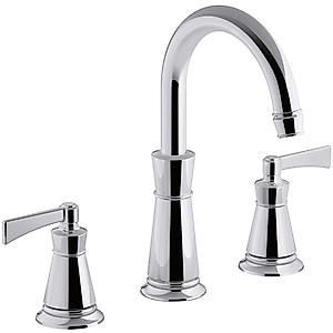 KOHLER T45849-4-CP Archer Deck-Mount Bath Faucet Trim, Polished Chrome