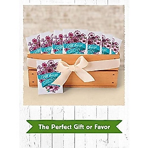 American Meadows Wildflower Seed Packets ''All Things Grow with Love'' Party Favors (Pack of 20) - Wildflower Seed Mix, Party Favors for Weddings, Valentine's Day, Anniversaries, Thank You