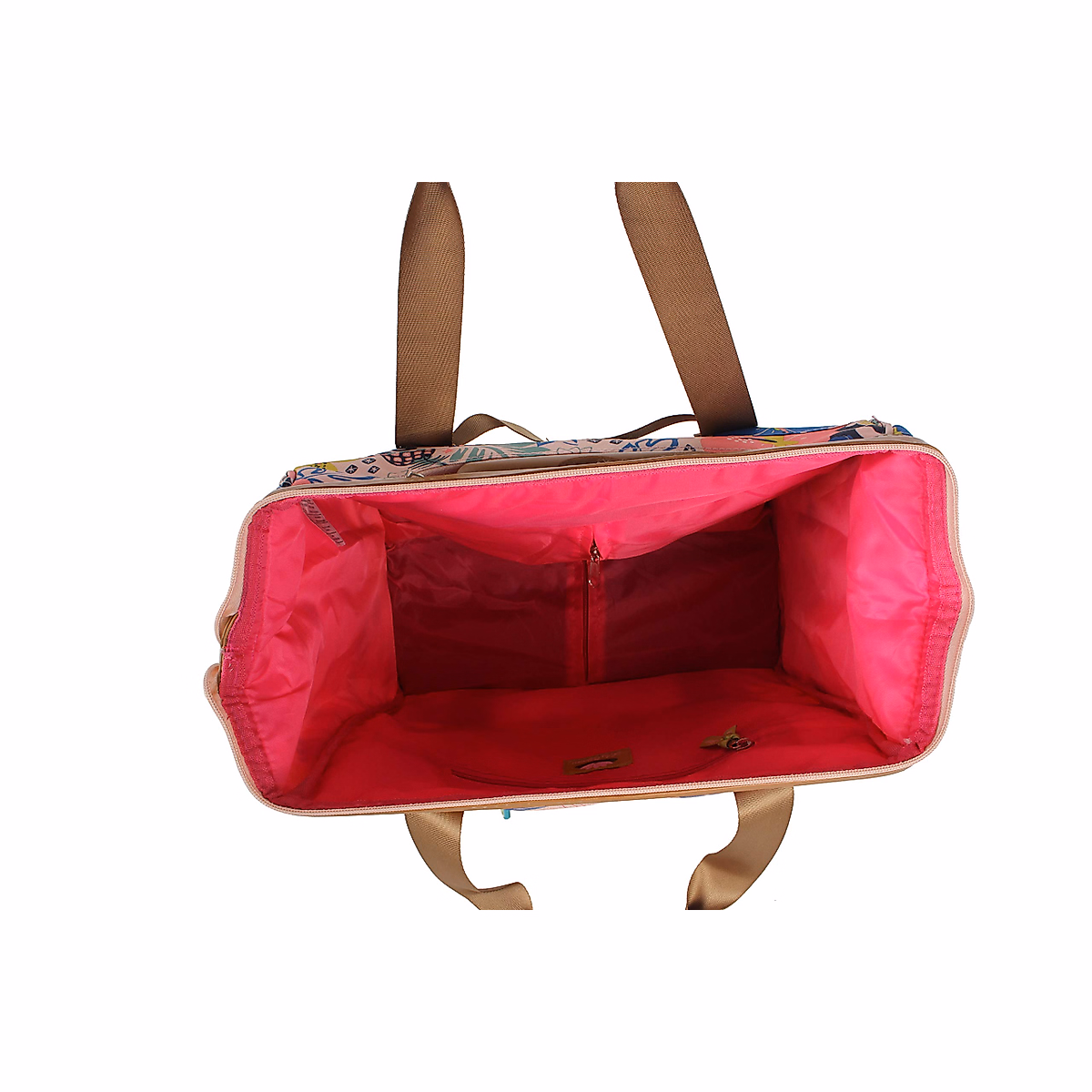 Lily Bloom Design Pattern Carry on Bag Wheeled Cabin Tote (Cabin Pink)
