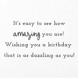 American Greetings Birthday Card for Her (As Dazzling As You)