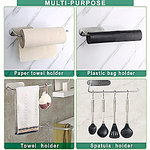 Emblshnt Under Counter Paper Towel Holder Wall Mount Paper Towel Holder, Hanging Paper Towel Holder Under Cabinet Paper Towel Holder, Wall Paper Towel Holder Wall Mounted, Paper Towel Holders