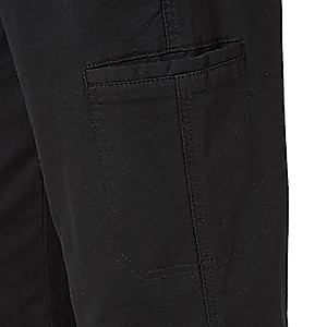 Lee Men's Performance Series Extreme Comfort Canvas Relaxed Fit Cargo Pant, Black, 38W x 30L