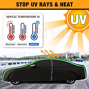 Waterproof Car Cover, Car Cover Compatible with Toyota Supra MK5 (2020-2023), AI HUI Car Cover Waterproof All Weather, 100% Waterproof Outdoor Full Car Cover with Zipper Cotton