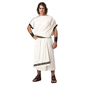California Costumes Deluxe Mens Toga Costume Standard White
