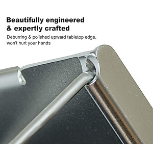 iClimb Mini Solo Folding Table Ultralight Compact for Backpacking Camping Hiking Beach Picnic (Blue - S)