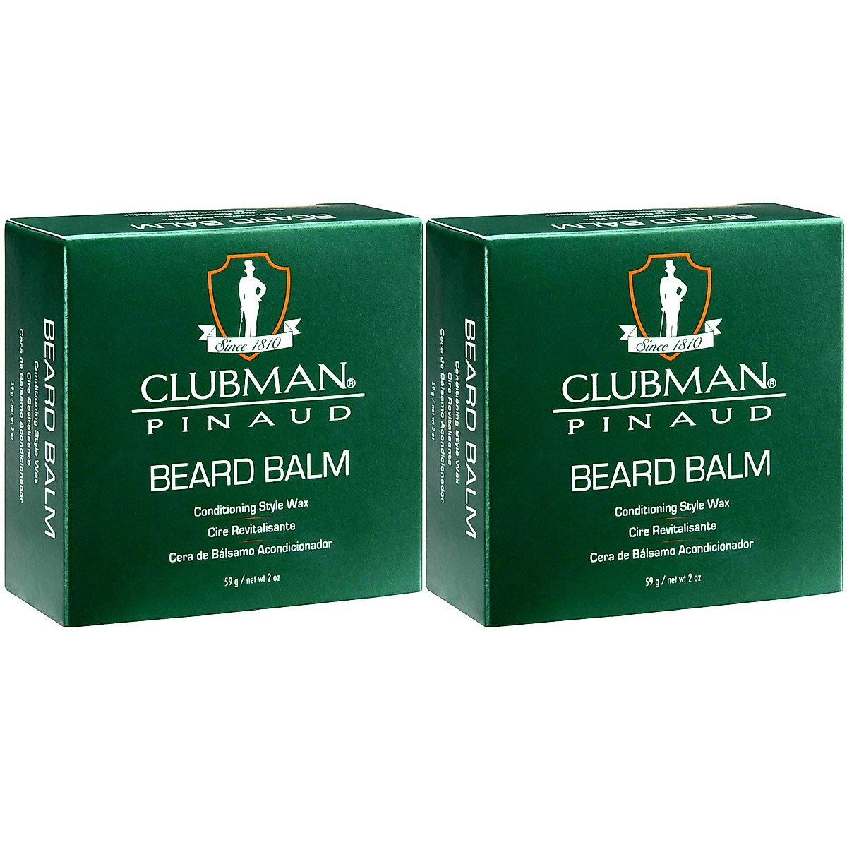 Clubman Pinaud Beard Balm, 2 oz x 2 pack
