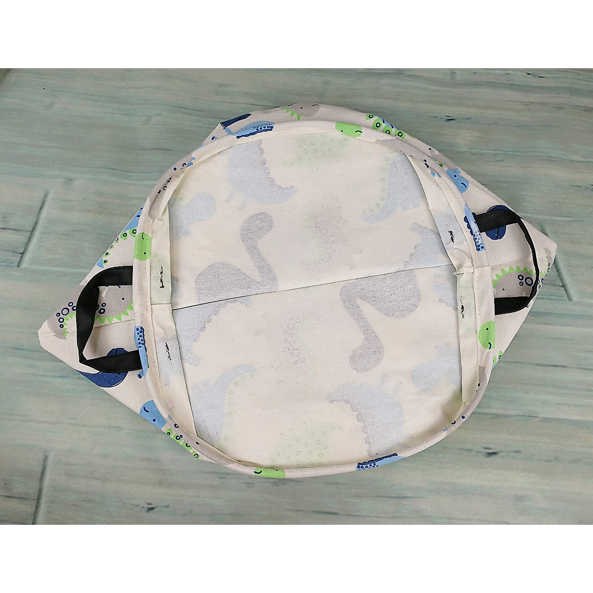 MAIZMZ Kids Hamper Storage Basket Nursery Bins Baby Gift Toy Organizer Box Laundry Basket Large Canvas Collapsible Chest for Home/Dorm/Kitchen/Pet/Closet/Shelf/Room Decor(Dinosaur)