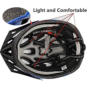 Adult Cycling Bike Helmet,Lightweight Unisex Bike Helmet,Premium Quality Airflow Bike Helmet (Black&Pink)