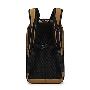 Pacsafe Vibe 20L Security & Anti-Theft Daypack - Slash Proof & Lockable, Tan