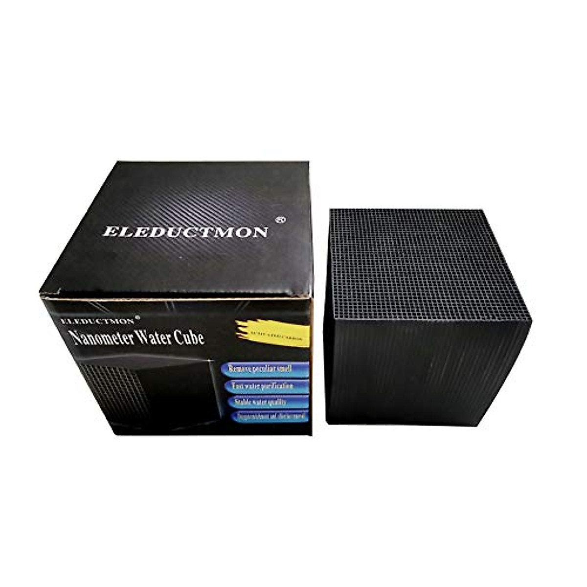 Eco-Aquarium Water Purifier Cube Filter Activated Carbon Ultra Strong Filtration and Absorption for Aquarium,Ponds,Fish Tank, Water Tank, Water Purification