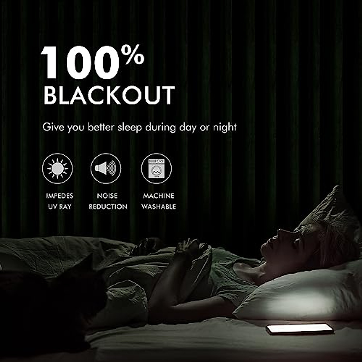 MIULEE 100% Blackout Velvet Curtains 84 Inches Long Olive Green Curtain Drapes for Luxury Bedroom Living Room Darkening Thermal Insulated Grommet Curtains for Light Blocking Set of 2