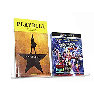 Simply Heaven Clear Vinyl Record Shelf Wall Mount 2 Pack Includes Bonus Bubble Level, Acrylic Album Record Holder, LP Display Floating Shelves